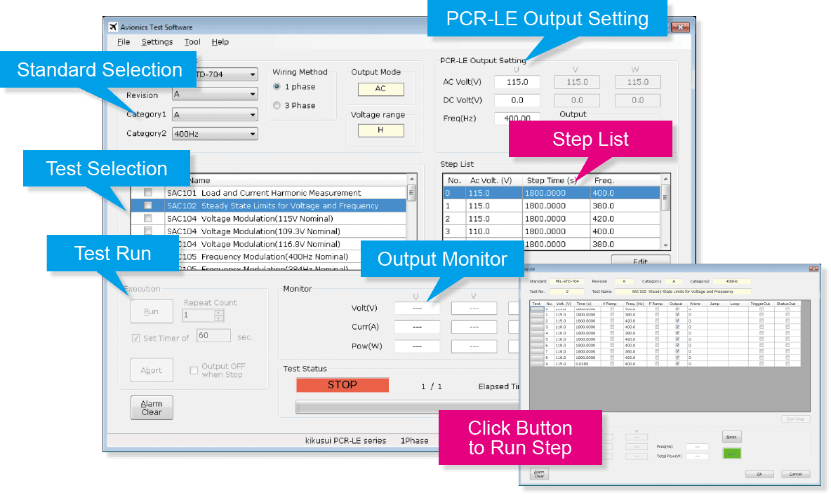 SD012-PCR-LE/WE For Avionics Test Application - KIKUSUI Electronics Corp.